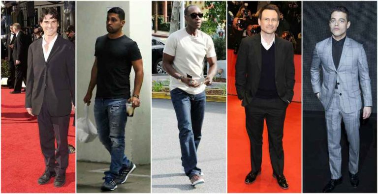 Hollywood males: tall actors from 5’7.3" (171 cm) to 5’10.8" (180 cm)