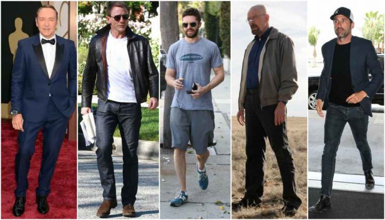 Hollywood males: tall actors from 5’7.3" (171 cm) to 5’10.8" (180 cm)
