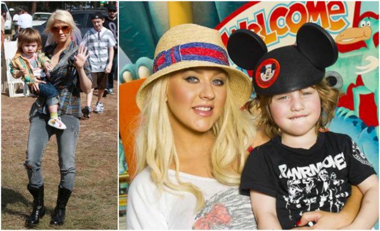Christina Aguilera’s kids: heart-melting cuties. She has 2 for now