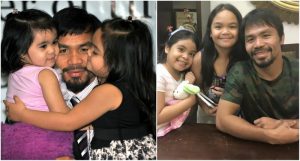 Manny Pacquiao and his supportive family: wife and children
