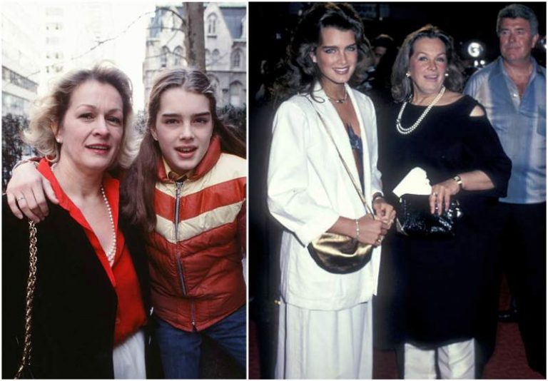Child movie star Brooke Shields' family. Have a look!