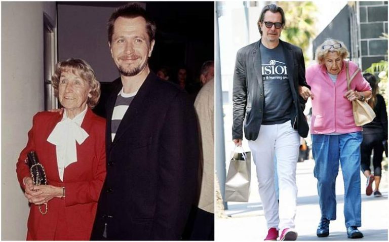 One of Hollywood’s greatest villains Gary Oldman and his family