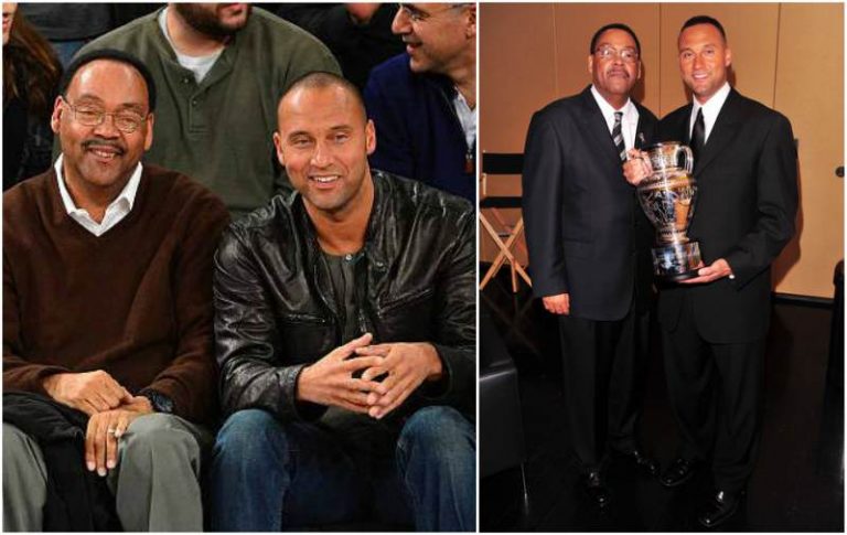 Legendary Baseball Shortstop Derek Jeter and the family
