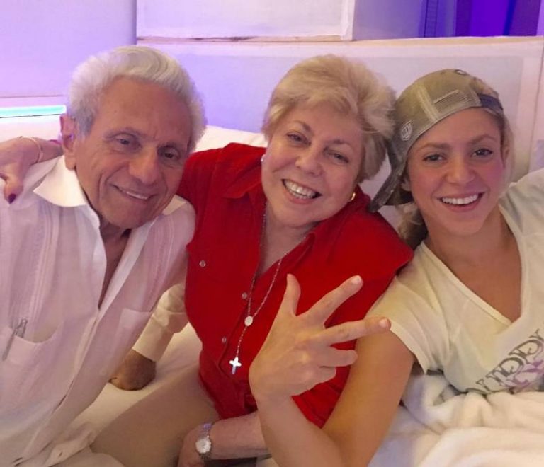 Latina pop legend Shakira and her private family