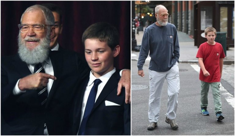 Multi-award winning TV host David Letterman's family